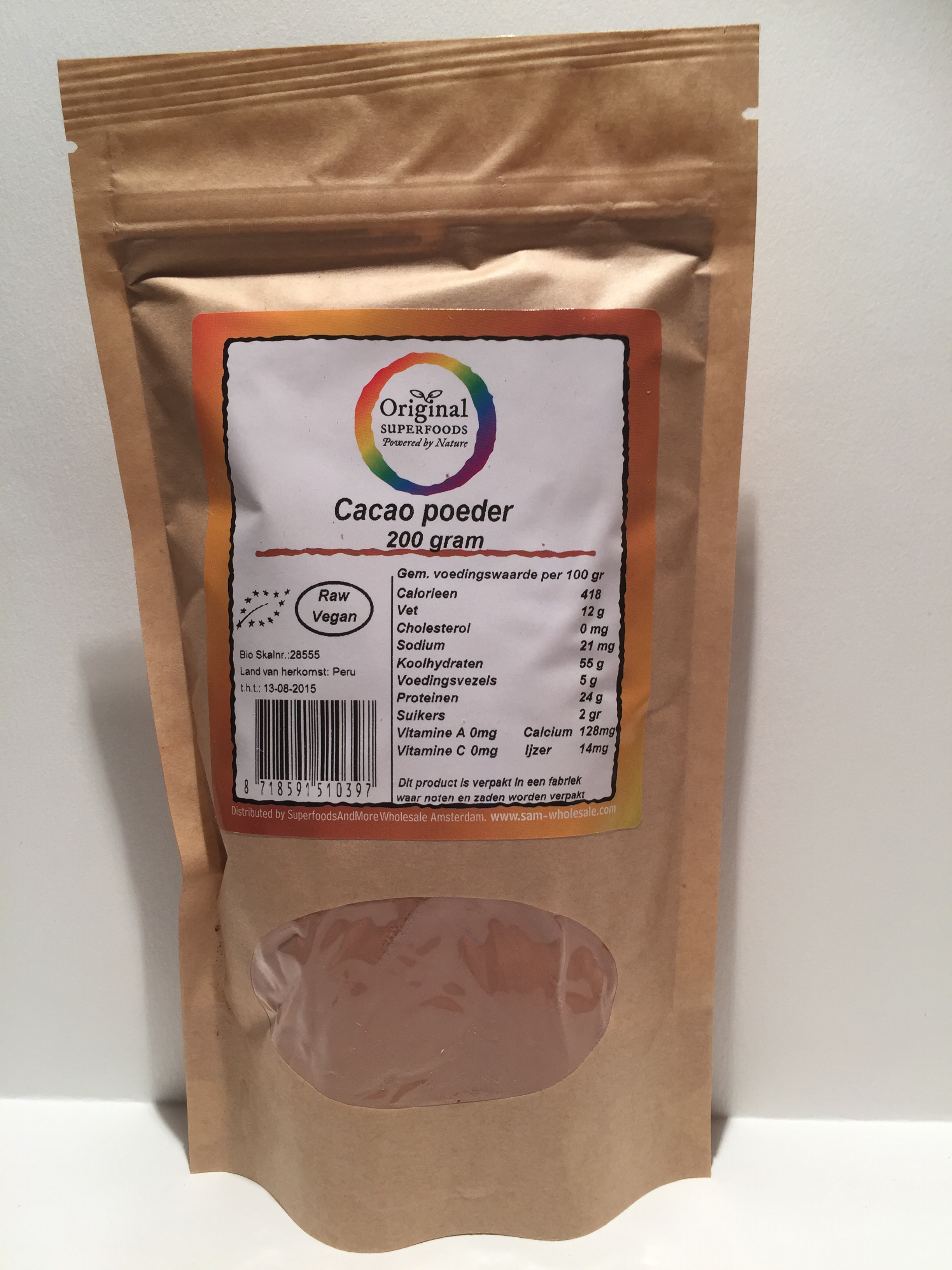 Cacao poeder 400 gr. - Vitalfood